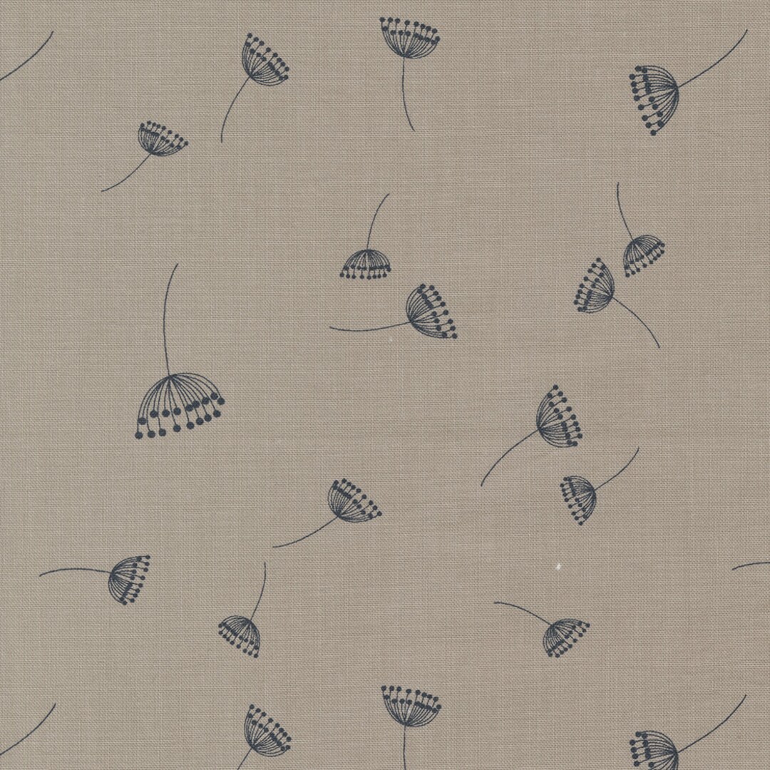 FILIGREE by Zen Chic for Moda Fabrics Dandelions 1811-16 Stone 1/2 Yard ...