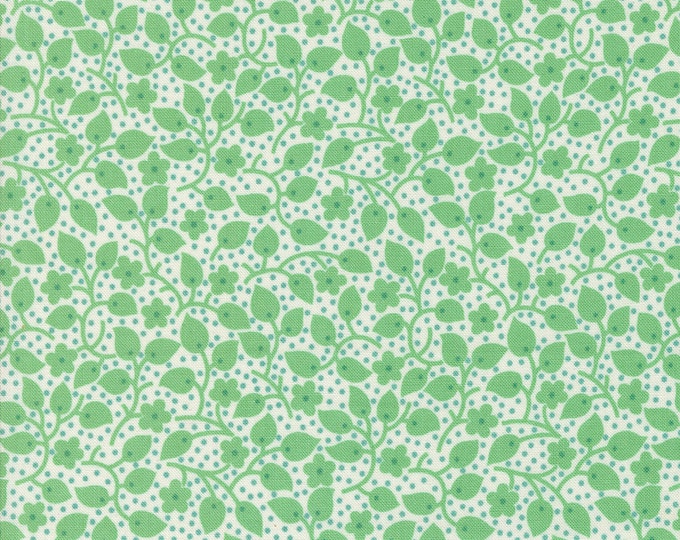 30s Playtime by Linzee Kull Mccray for Moda Fabrics - Leafy Polka 33753 ...