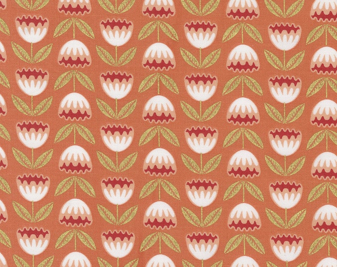 MEADOWMERE by Gingiber for Moda Fabrics - Blossoms 48362-36M Metallic ...