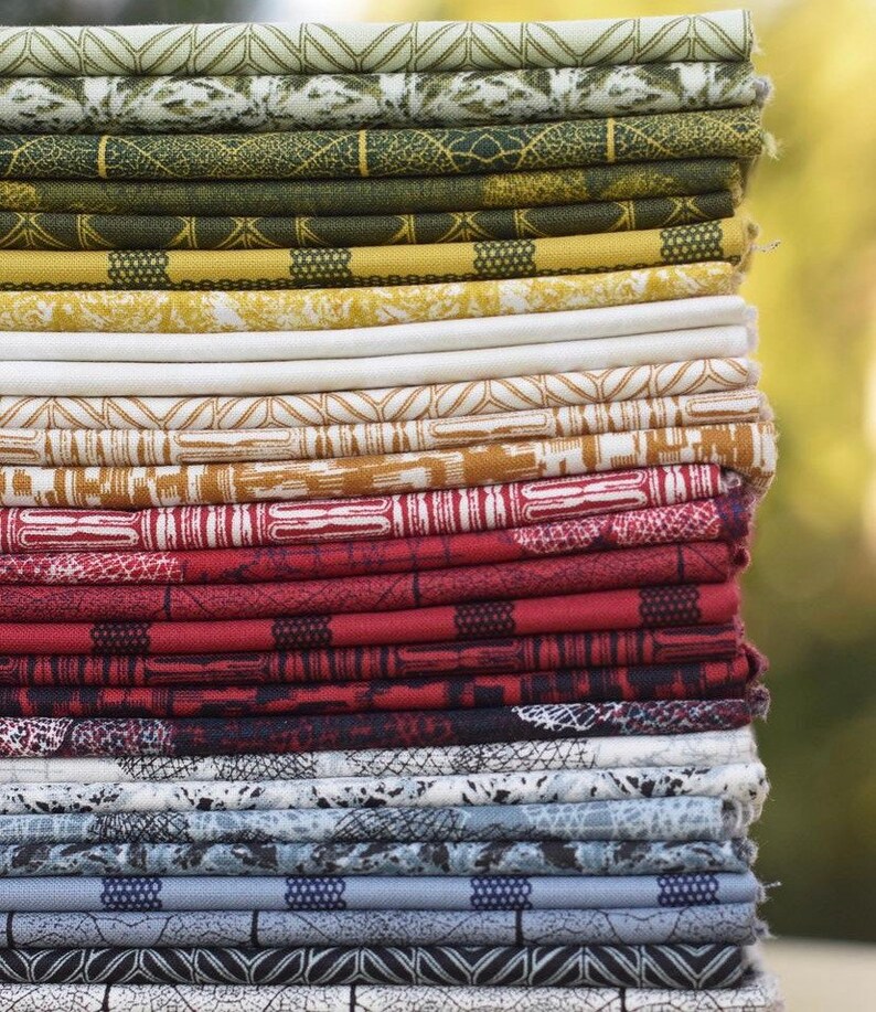 LEAF by Dale Allen-rowse for Windham Fabrics - 52350-1 Nuclei Midnight ...