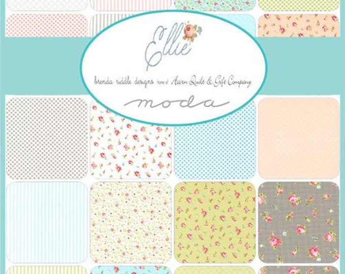 Half Yard Bundle Ellie by Brenda Riddle Acorn Quilts for Moda Fabrics ...