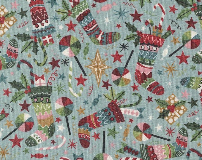 JOLLY GOOD by Basic Grey for Moda Fabrics Sugar Plum 30721-12 Frost 1/2 ...