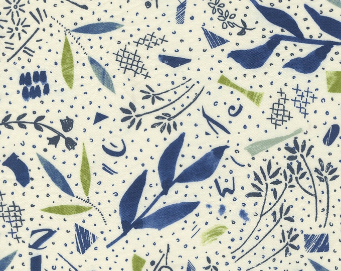 COLLAGE by Janet Clare for Moda Fabrics - Snippets 16950-12 Parchment ...