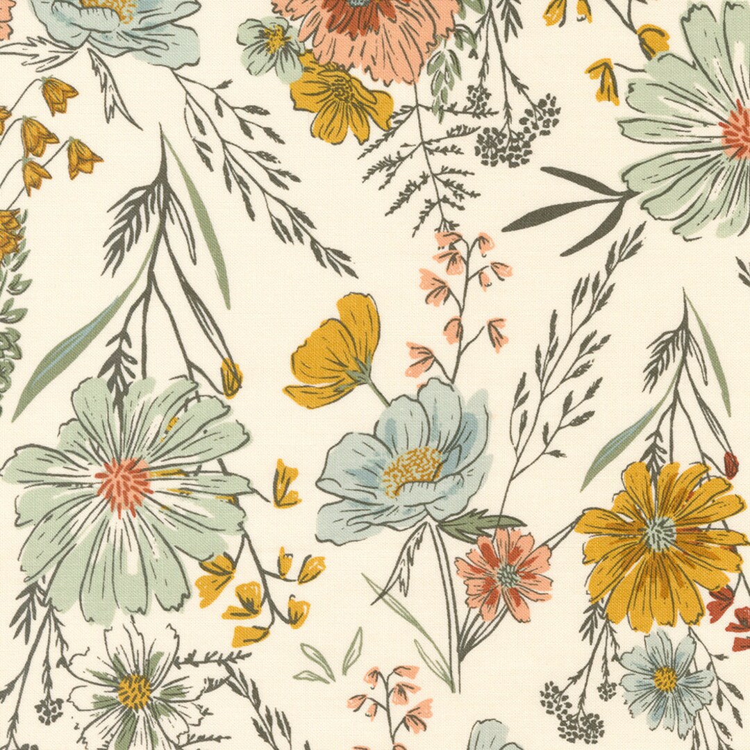 Woodland Wildflowers by Fancy That Design House for Moda Fabrics ...