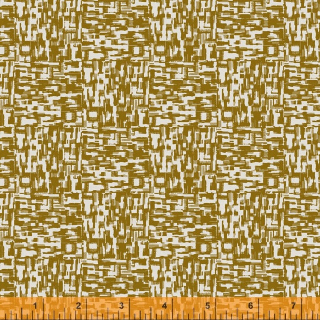 LEAF by Dale Allen-rowse for Windham Fabrics - 52354-7 Nap Gold - 1/2 ...