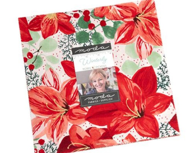 10" Layer Cake Winterly by Robin Pickens for Moda- 42 Fabrics - Etsy