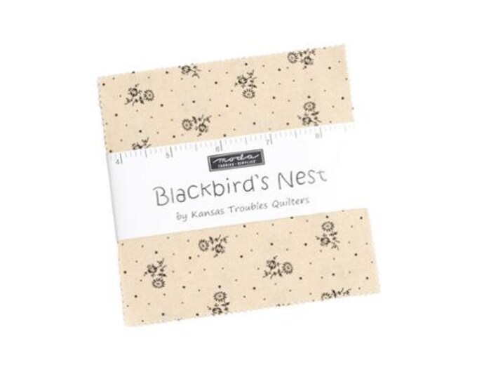 5" Charm Pack Blackbirds Nest by Kansas Troubles Quilters for Moda ...