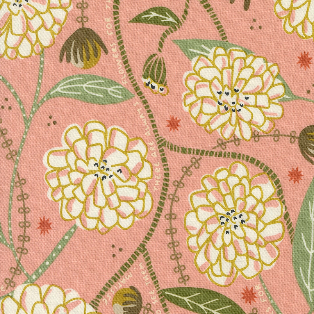 Imaginary Flowers by Gingiber for Moda Fabrics - Matisses Garden 48380 ...