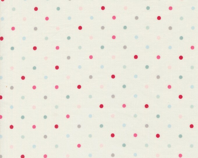 My Summer House by Bunny Hill Designs for Moda Fabrics Dottie Dot 3046-11 Cream 1/2 Yard ...