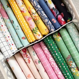 Misty Morning by Minki Kim of Riley Blake Designs C11586 Hearts Cadet 1 ...