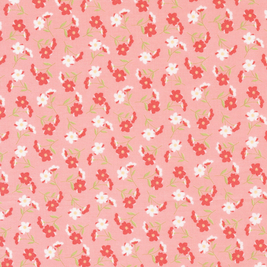 SUNWASHED by Corey Yoder for Moda Fabrics Wildflower 29162-22 Carnation ...