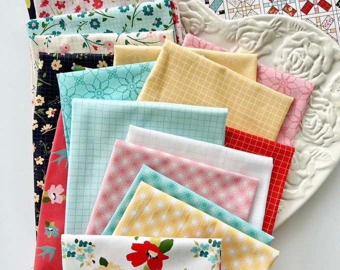 Fat Quarter Bundle Treasure Thread by Poppie Cotton - 21 Fabrics ...