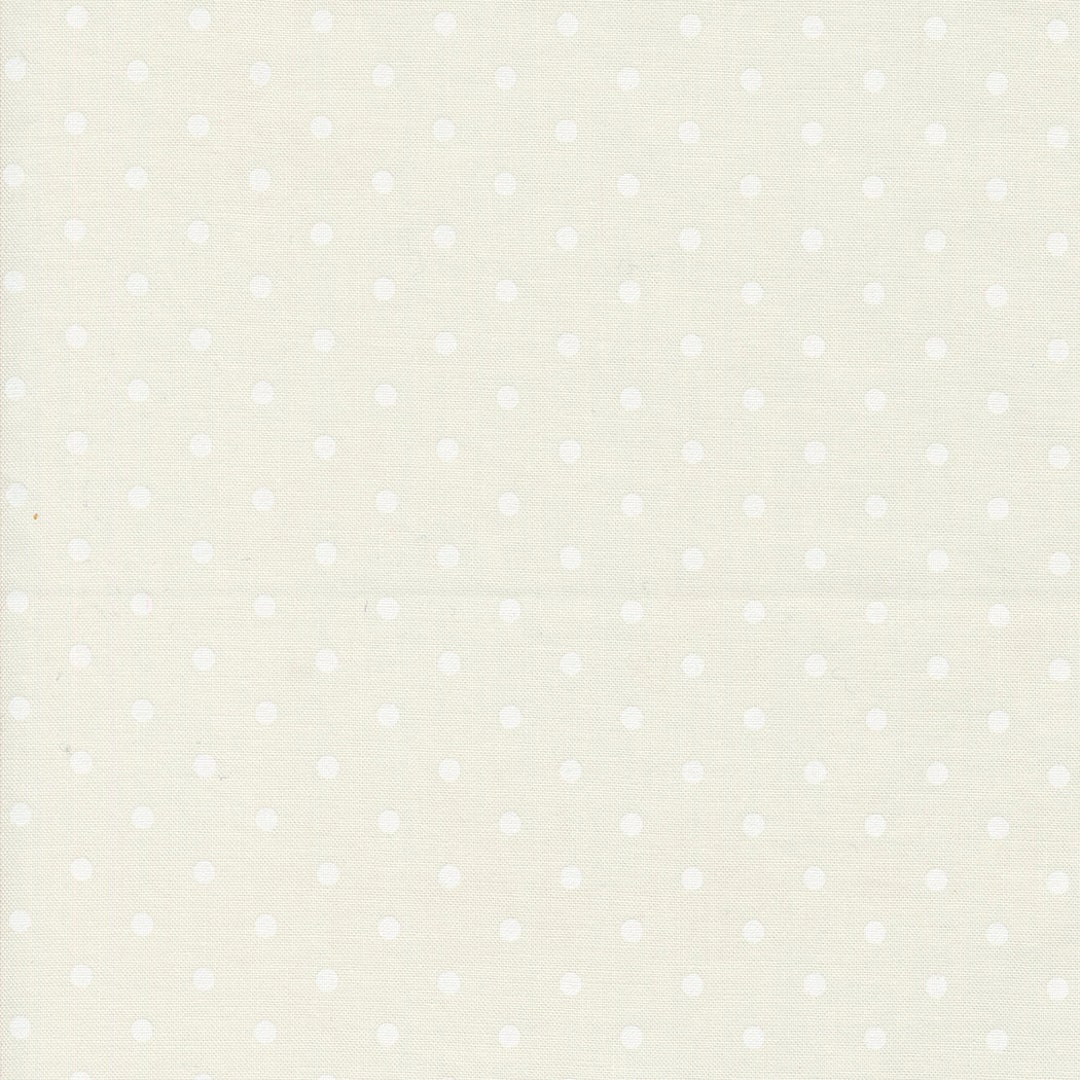 My Summer House by Bunny Hill Designs for Moda Fabrics Dottie Dot 3046-17 Cream White 1/2 Yard ...
