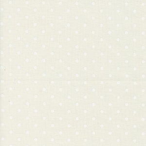 My Summer House by Bunny Hill Designs for Moda Fabrics Dottie Dot 3046-17 Cream White 1/2 Yard ...