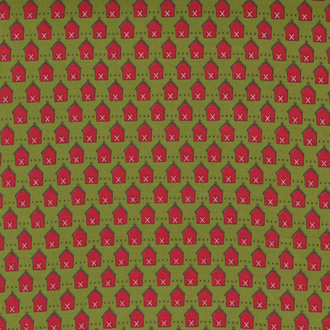 RED BARN CHRISTMAS by Sweetwater for Moda Fabrics - 55532-12 Red Barn ...