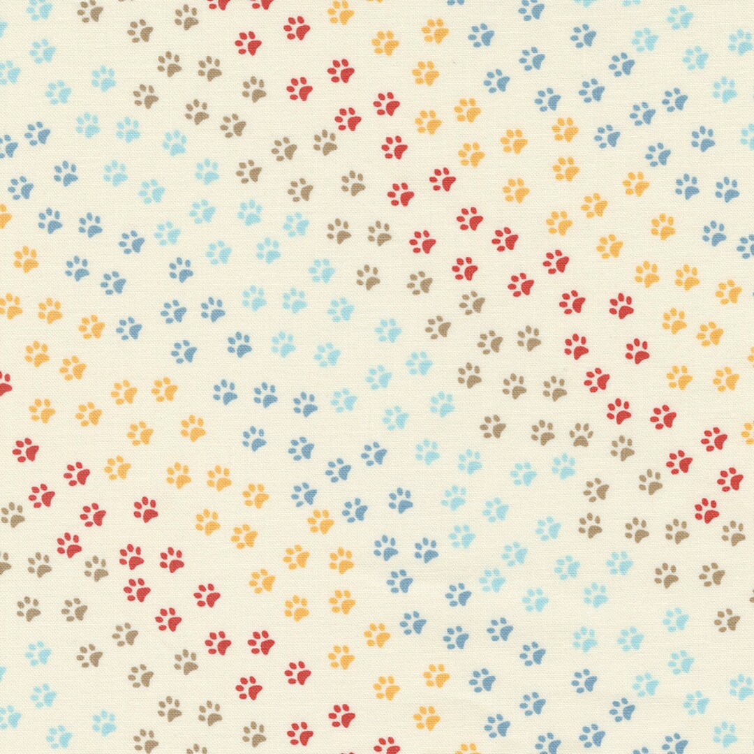 Dog Daze by Stacy Iest Hsu for Moda Fabrics Paws and More 20845-11 ...