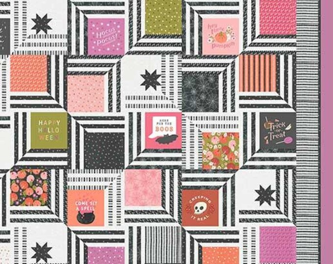 The Web Quilt Kit Using Hey Boo by Lella Boutique - Finished Size 71.5 ...