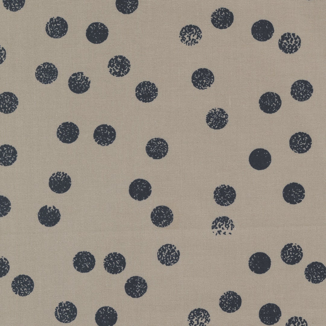 FILIGREE by Zen Chic for Moda Fabrics Dotties 1813-15 Stone Black 1/2 ...