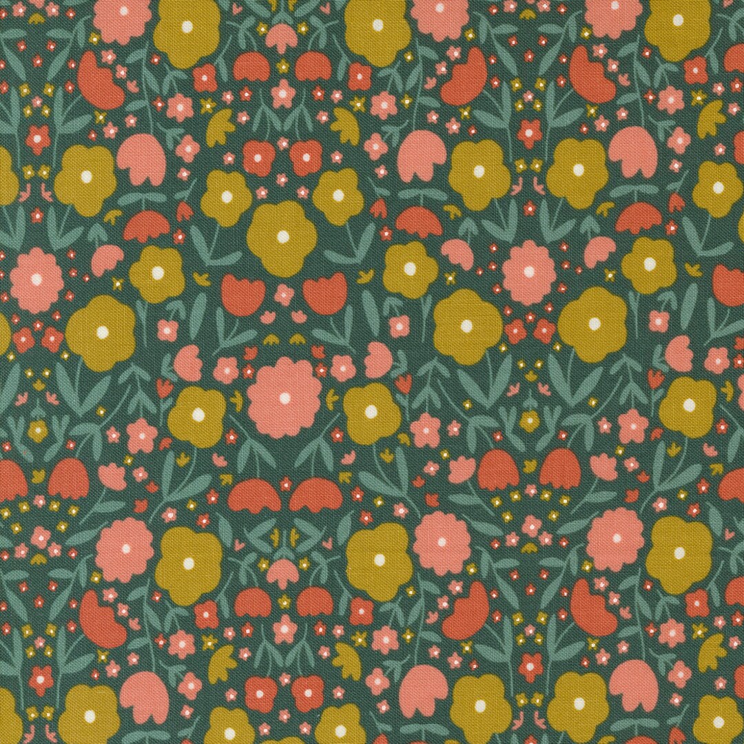Imaginary Flowers by Gingiber for Moda Fabrics - Peppy Petals 48382-16 ...