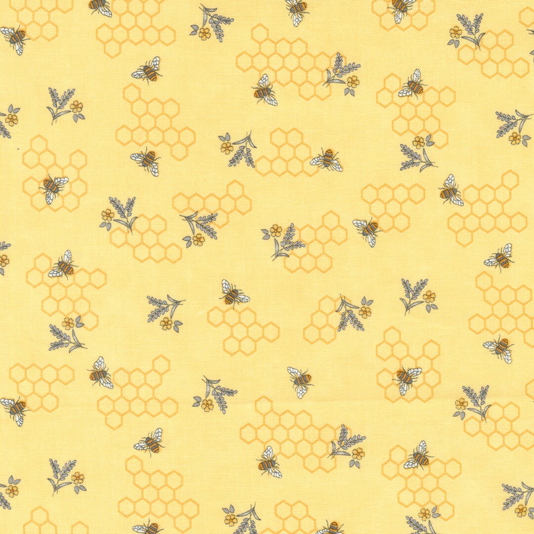 Honey Lavender by Deb Strain for Moda Fabrics - Bees and Lavender 56087 ...