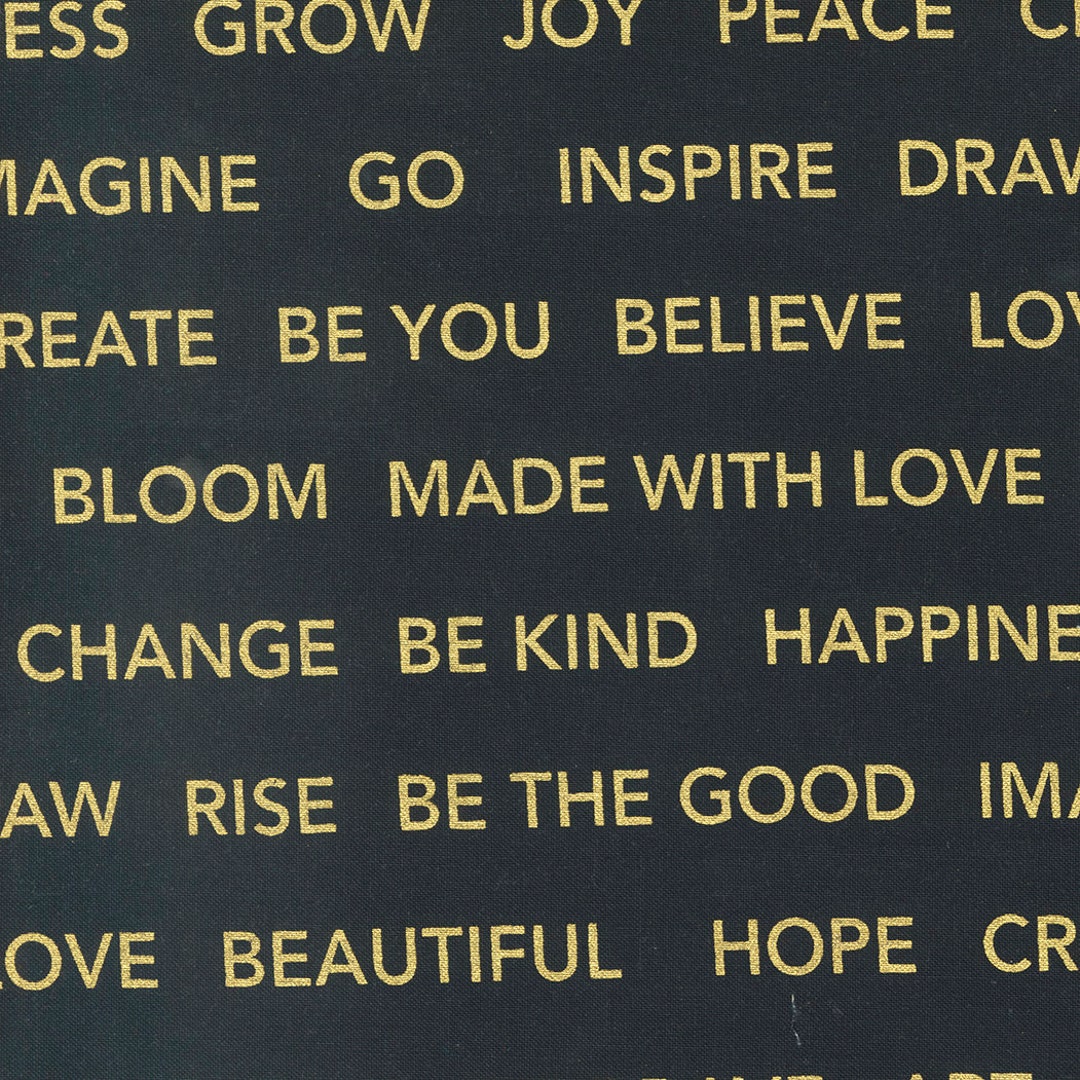 GILDED by Alli K Design for Moda Fabrics - Kind Words 11536-16M ...
