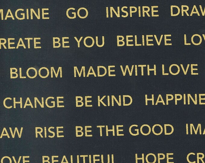 GILDED by Alli K Design for Moda Fabrics - Kind Words 11536-16M ...