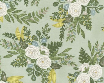 HAPPINESS BLOOMS by Deb Strain for Moda Fabrics Ferns Foliage Damask ...