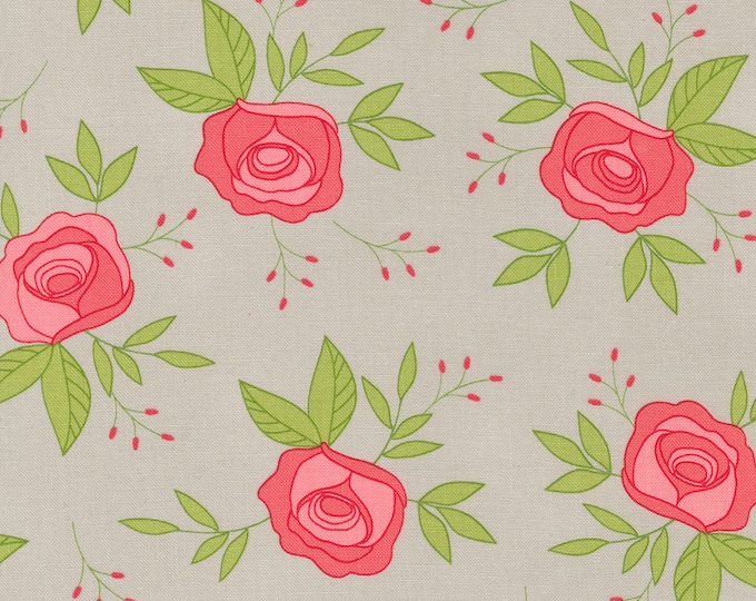 BEAUTIFUL DAY by Corey Yoder for Moda Fabrics 29131-12 Wild Rose Stone ...