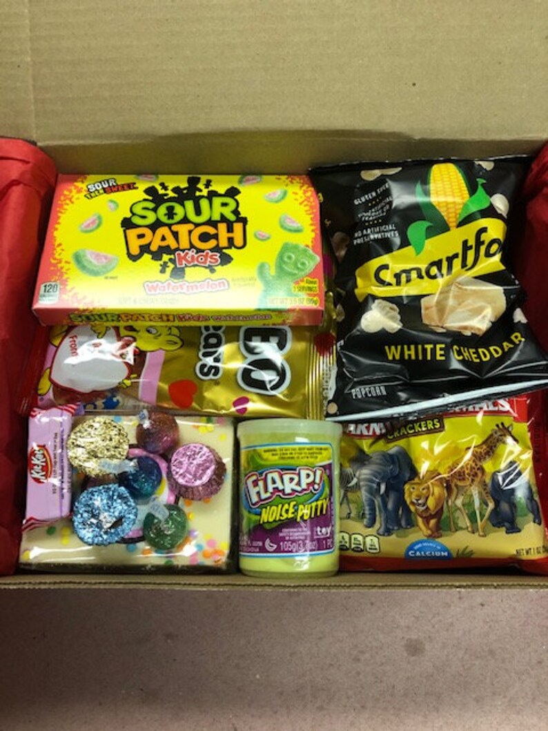 Kids Activity and Snack Gift Basket Box - Etsy