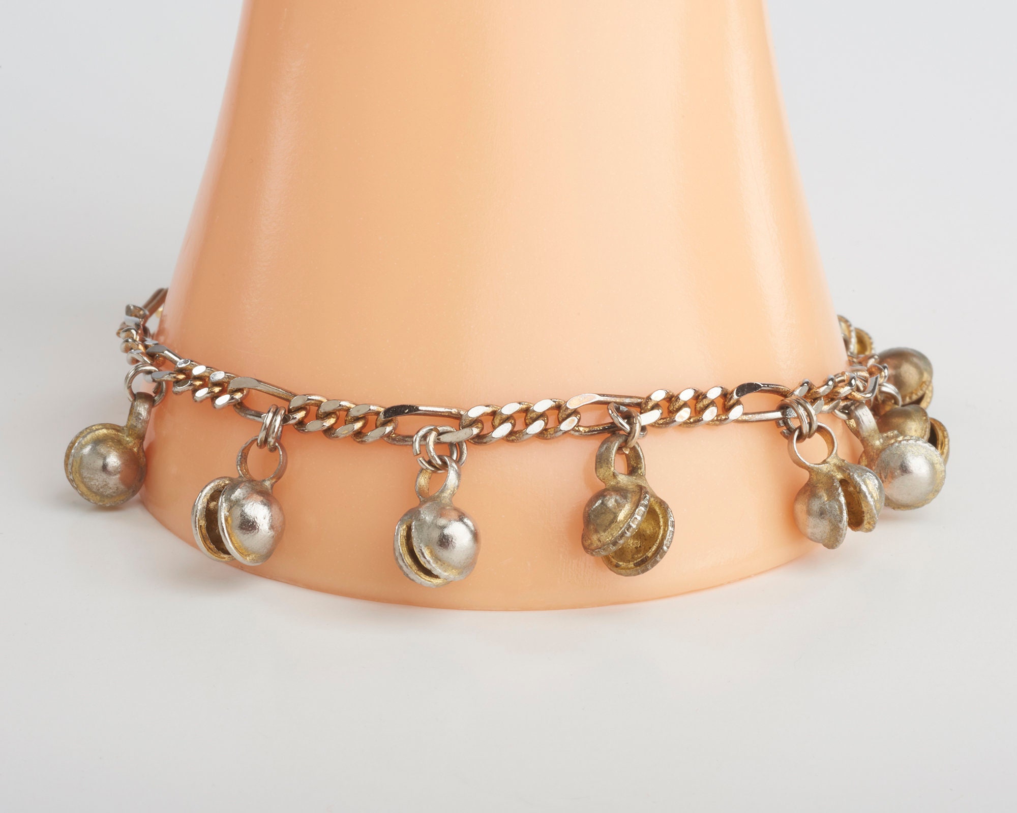 Golden Chain Bell Bracelet One Size - Etsy