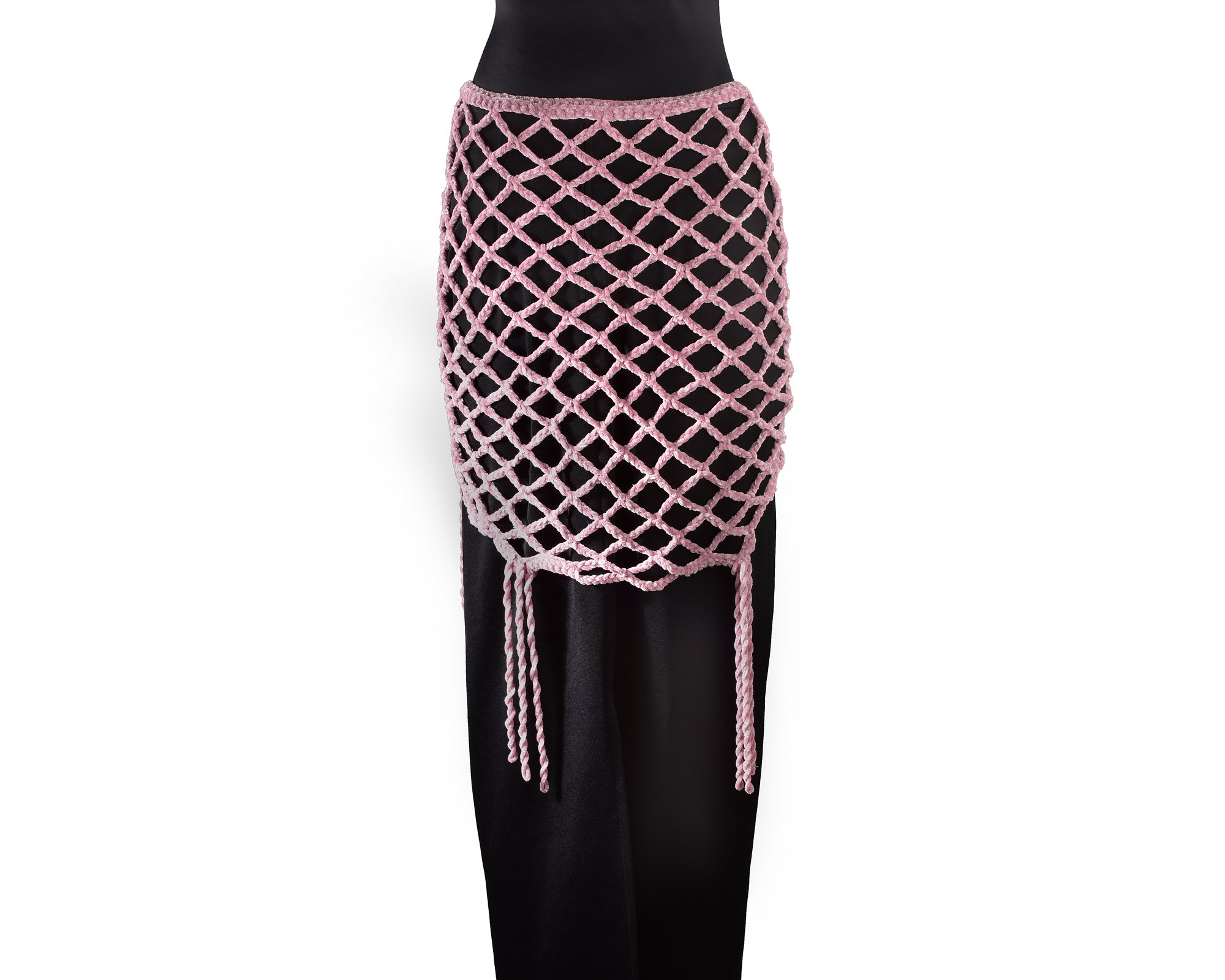 Sumptuously Soft Pink Crocheted Belly Dance Hip Scarf or Shawl - Etsy