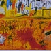 JEAN MICHEL BASQUIAT yellow Tar and Feathers Lithography L.E. 220/300 Numbered and Signed Year ...