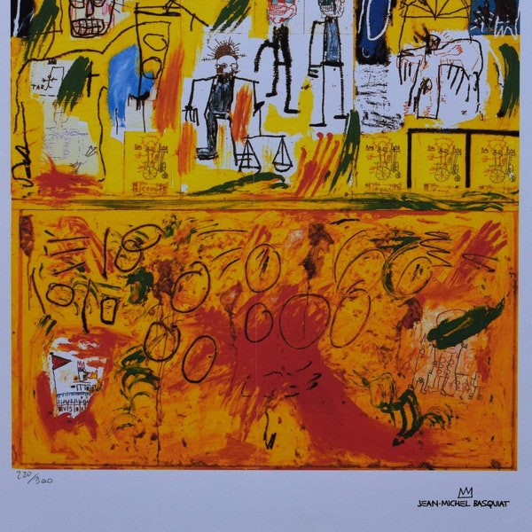 Signed Basquiat - Etsy