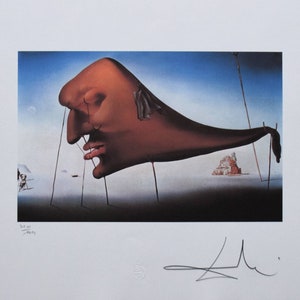 SALVADOR Dalì' sleep Original Lithography L.E. DCIII/MM 80's - Etsy