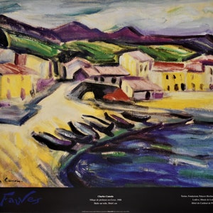 Maurice De Vlaminck the Bridge at Chatou Original Vintage Poster the ...