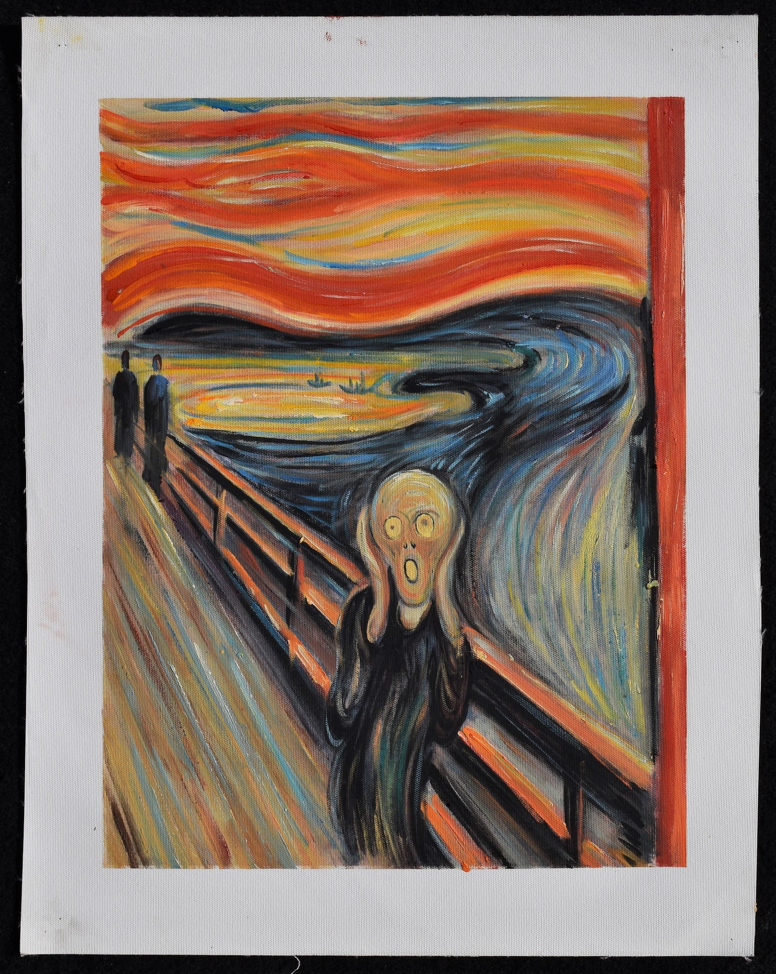 EDWARD MUNCH the Scream Oil Painting Reproduction Hand Made - Etsy