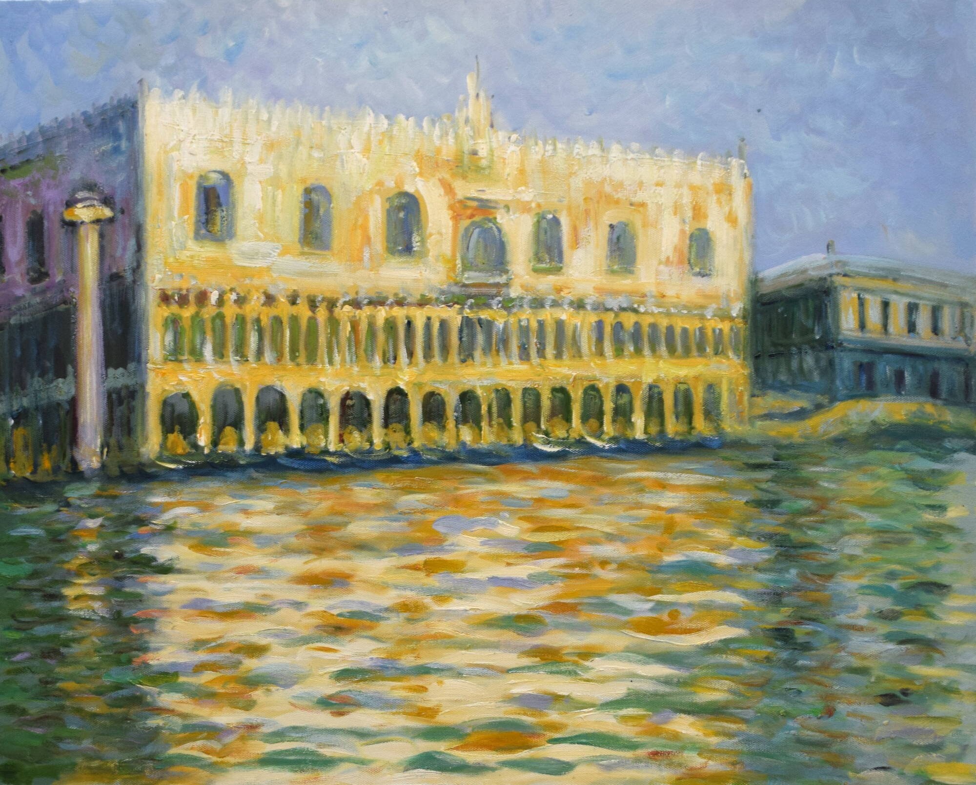 CLAUDE MONET venice Doge's Palace - Etsy