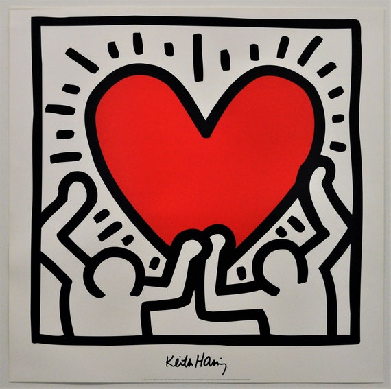 Keith Haring Baby Print
