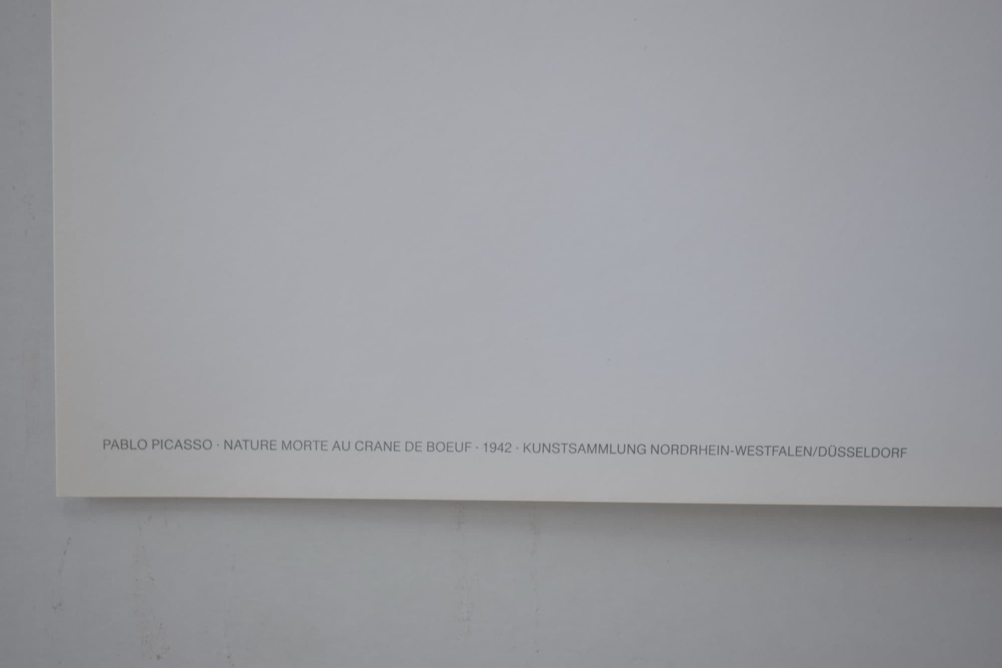 PABLO PICASSO still Life With Ox Skull Modern - Etsy