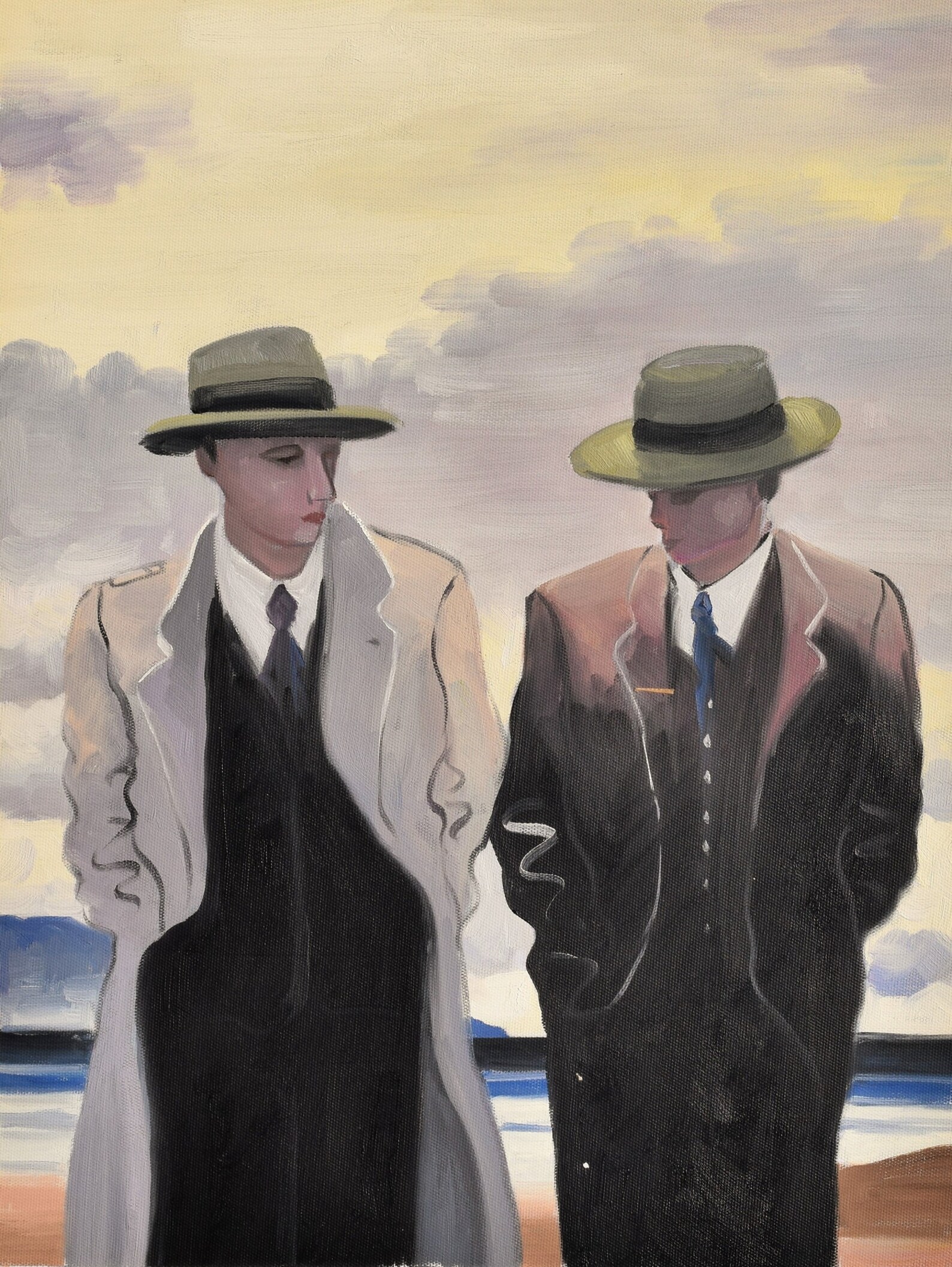 JACK VETTRIANO amateur Philosophers Hand Made Oil Painting Reproduction ...