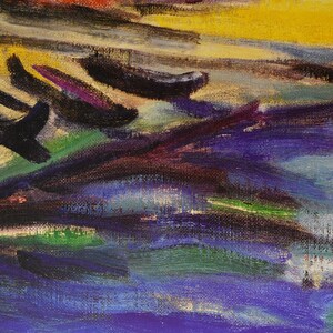 Maurice De Vlaminck the Bridge at Chatou Original Vintage Poster the ...