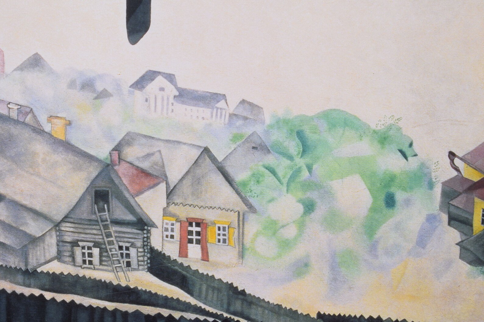 MARC CHAGALL on the City Original Vintage Poster - Etsy