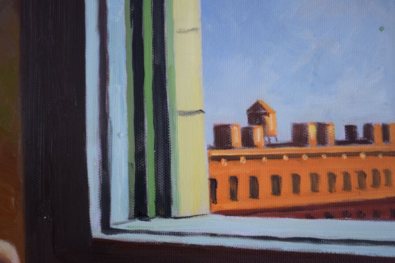 EDWARD HOPPER morning Sun Oil Painting Reproduction Hand Made - Etsy