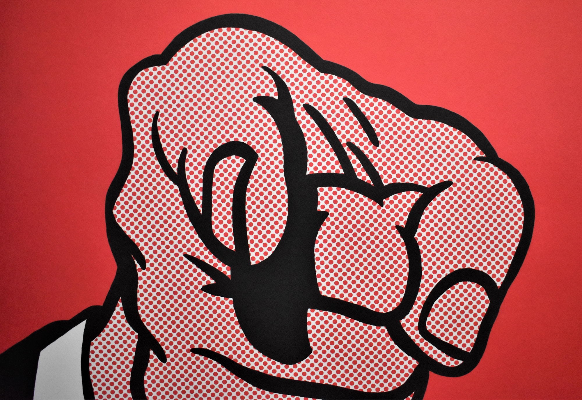 ROY LICHTENSTEIN finger Pointing Original Vintage Poster Year of ...