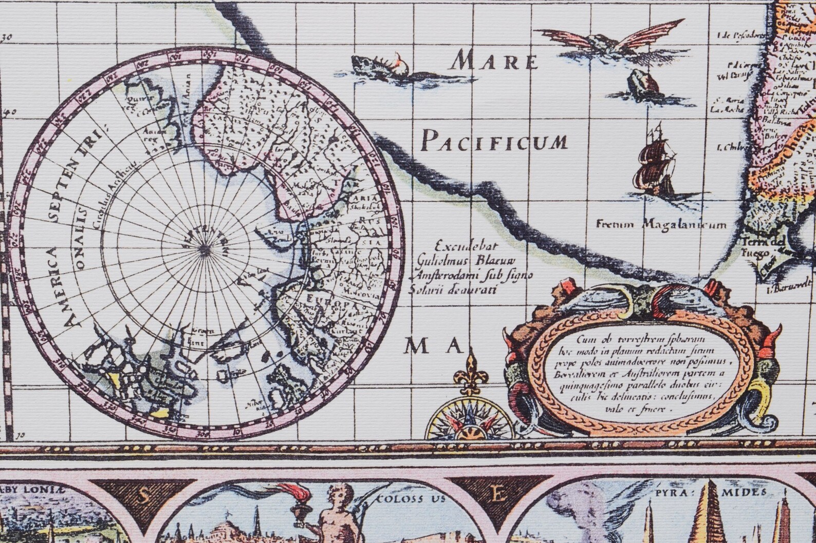 PLANISPHERE reprint of Antique Planisphere - Etsy