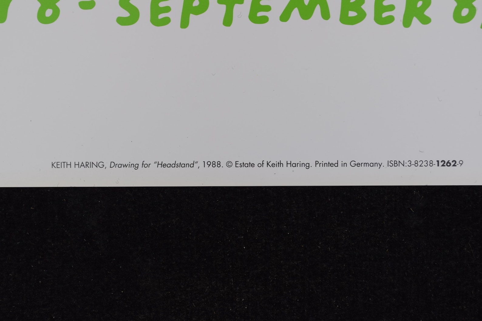 KEITH HARING headstand Original Vintage Poster - Etsy