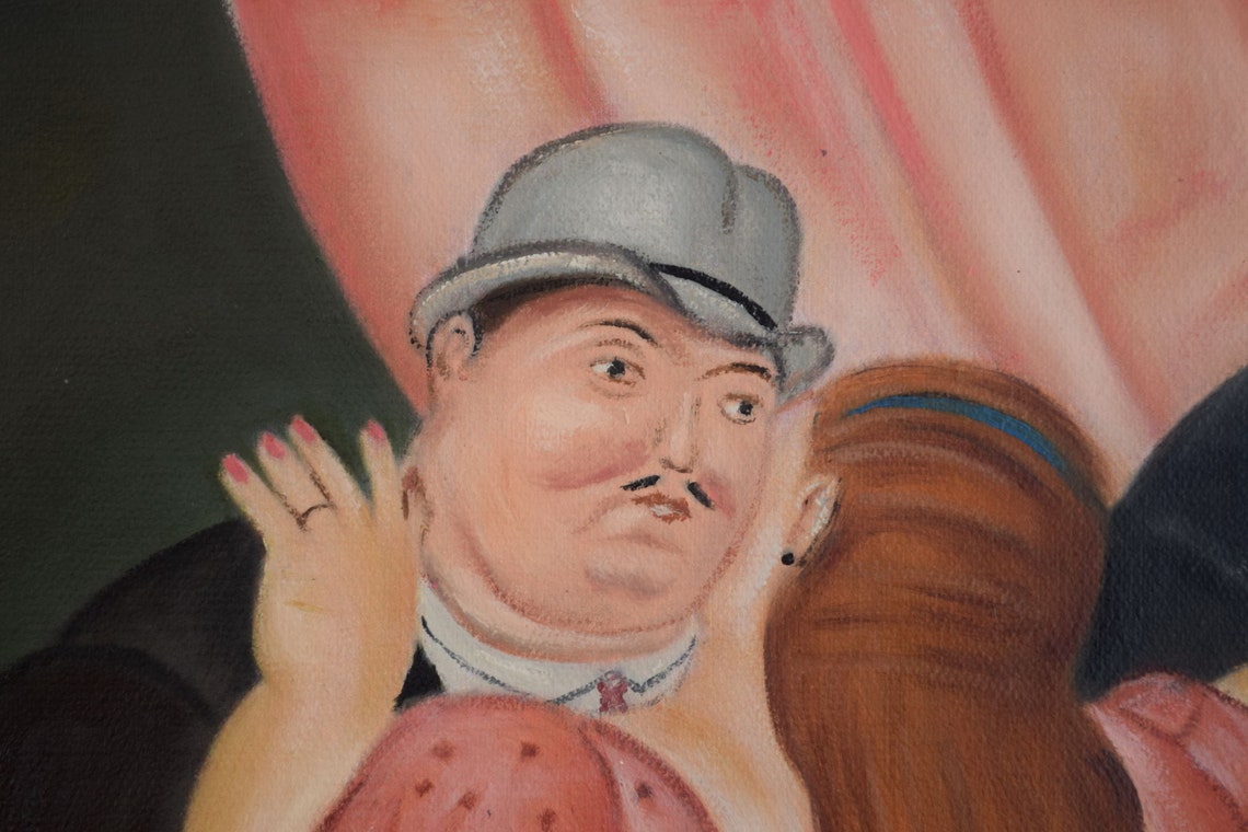 FERNANDO BOTERO the Dancers A Oil Painting | Etsy
