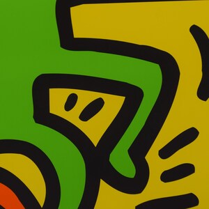KEITH HARING headstand Original Vintage Poster - Etsy
