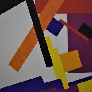 KAZIMIR MALEVICH suprematism Original Vintage Poster 1980's - Etsy Canada