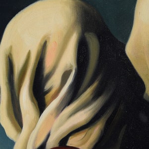 RENE' MAGRITTE the Lovers Ii Oil Painting Reproduction Hand Made - Etsy